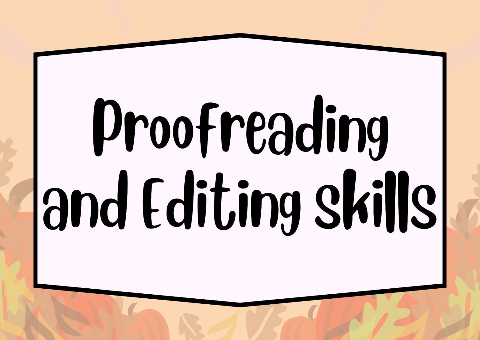 Proofreading and Editing - UK Bright Horizons